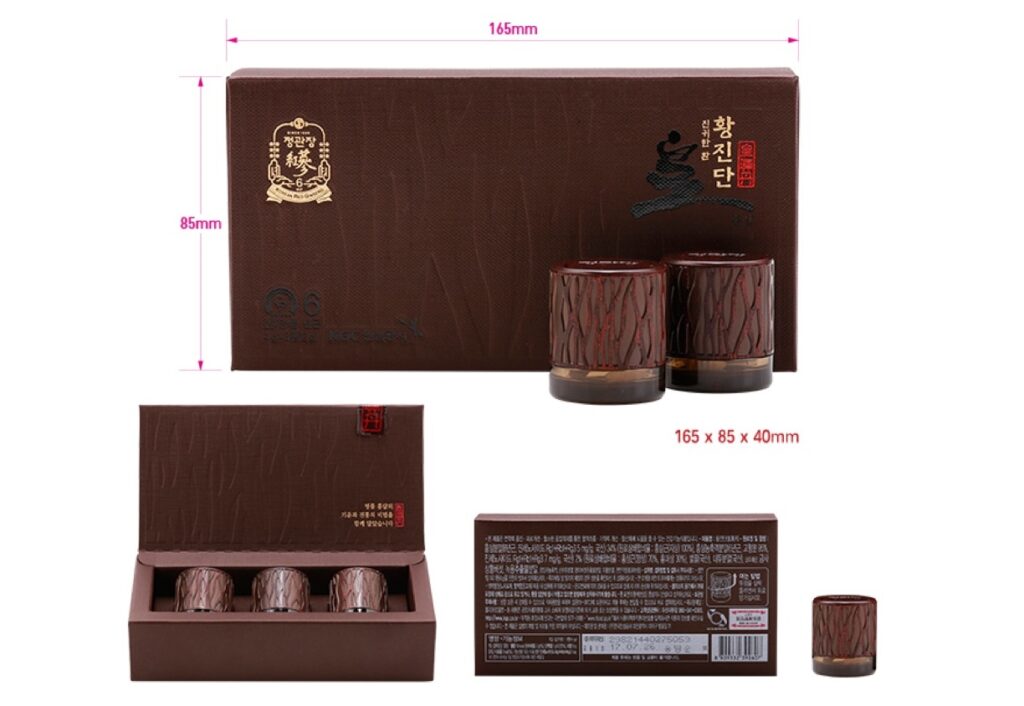 Hồng Sâm Linh Đan KGC Hwang Jin dan Hộp 3 Viên - KGC Korean Red Ginseng